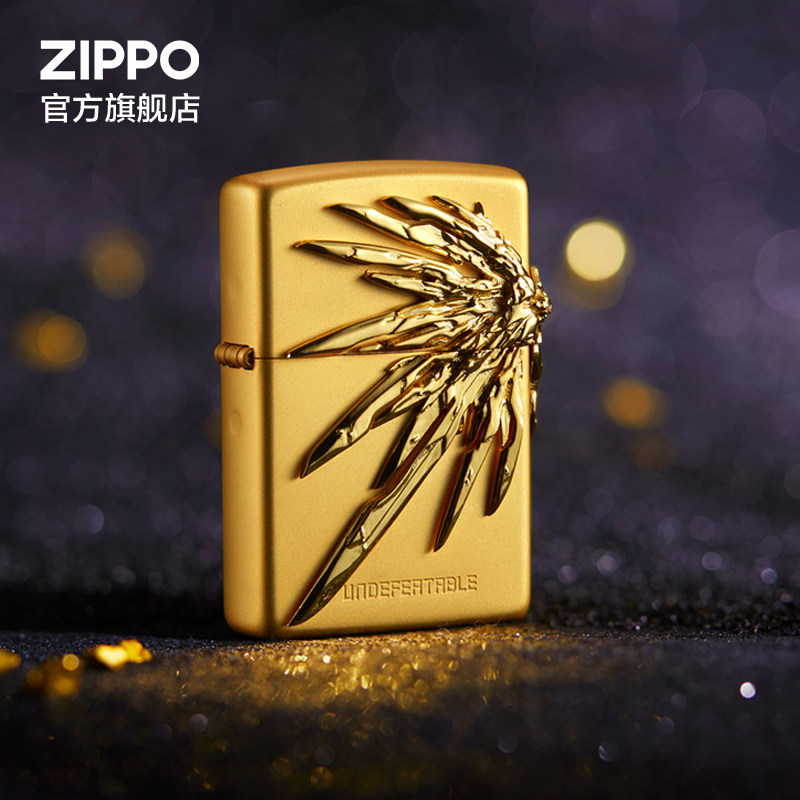 Zippo打火机正版祈光之翼创意之宝煤油防风Zippo官方旗舰店送男友_虎窝淘