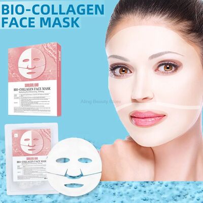 5PCS Absorbable Bio-Collagen Face Mask Wrinkle Remover Fade