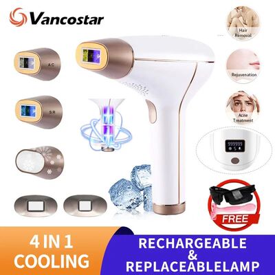 Vancostar Cordless Laser Hair Removal Rechargeable 4in1 Repl