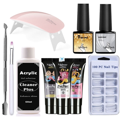 Gel Set Nails Acryl Builder Gel Kit Nail Gel Kits Quick Buil