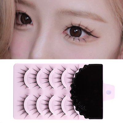 Cosplay Lash Extension False Eyelashes 5 Pairs 3D Fairy Loli