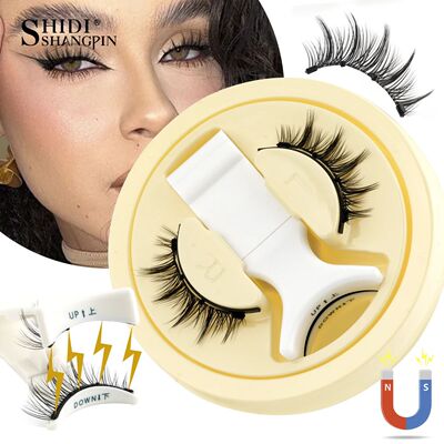 5 Styles Natural Magnetic Eyelashes Set 1 Pair Reusable No G