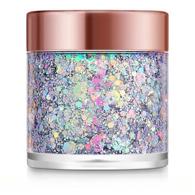 Sparkling Sequ Glitter Gel Stick Highgloss Shine White Pearl