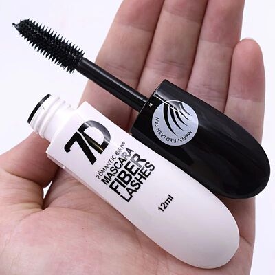 7D Fiber Mascara Set, Waterproof, Durable, Curling Mascara,