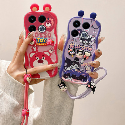 立体耳朵适用传音Infinix note40pro+手机壳海绵宝宝note40pro十派大星潮女生nite40proplus软边趣味可爱壳