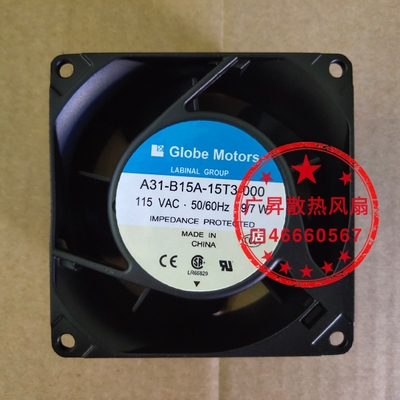 现货A31-B15A-15T1-000 15T3-000 8038 115V美国Globe motors风扇