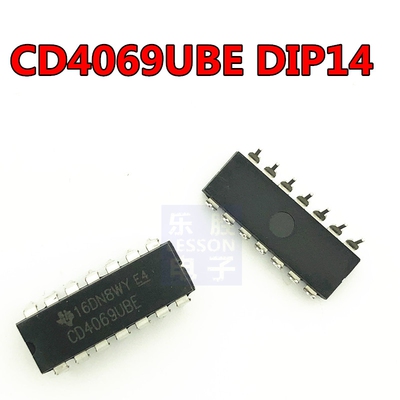 全新 CD4069 CD4069UBE CD4069BE DIP14 直插14脚