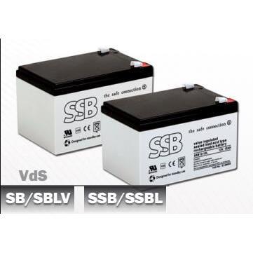 SSB蓄电池SBV7-12铅酸消防电梯通信应急直流屏UPS电源12v7AH现货