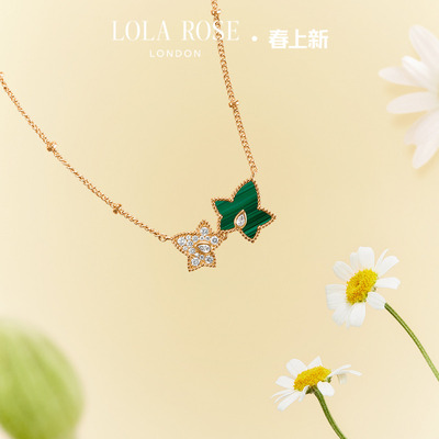 【汤唯同款】Lola Rose罗拉玫瑰常青藤双叶项链女高级生日礼物