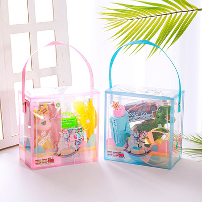儿童生日礼品袋子PVC透明