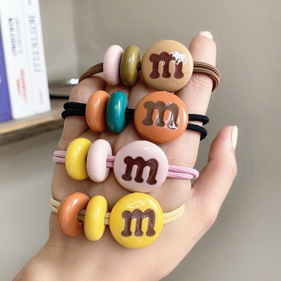 头绳糖果色皮筋百搭发圈