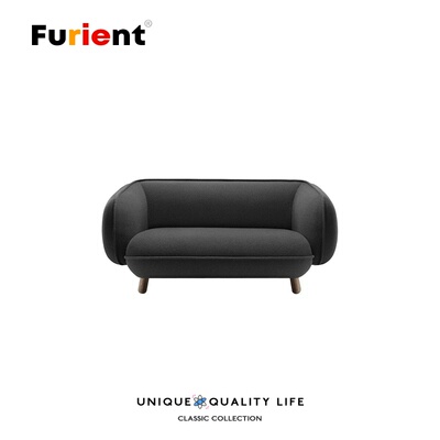 Furient设计师家具 basset 2-seater sofa/进口羊绒布巴塞特沙发