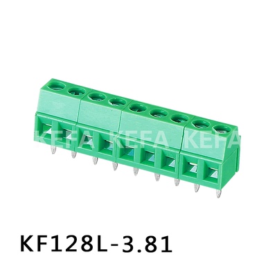 科发电子螺钉式PCB接线端子 KF128L-3.81 间距3.81MM 极数2P/3P