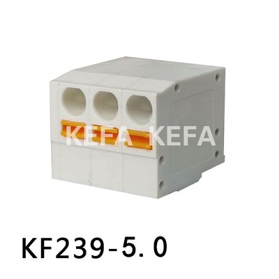 科发电子工厂直销 弹簧式PCB端子 KF239-5.0 5.08
