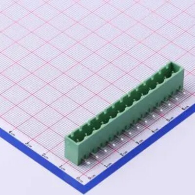 WJ2EDGRC-5.08-13P插拔式5.08mm接线端子1x13P弯插排数1每排P数13