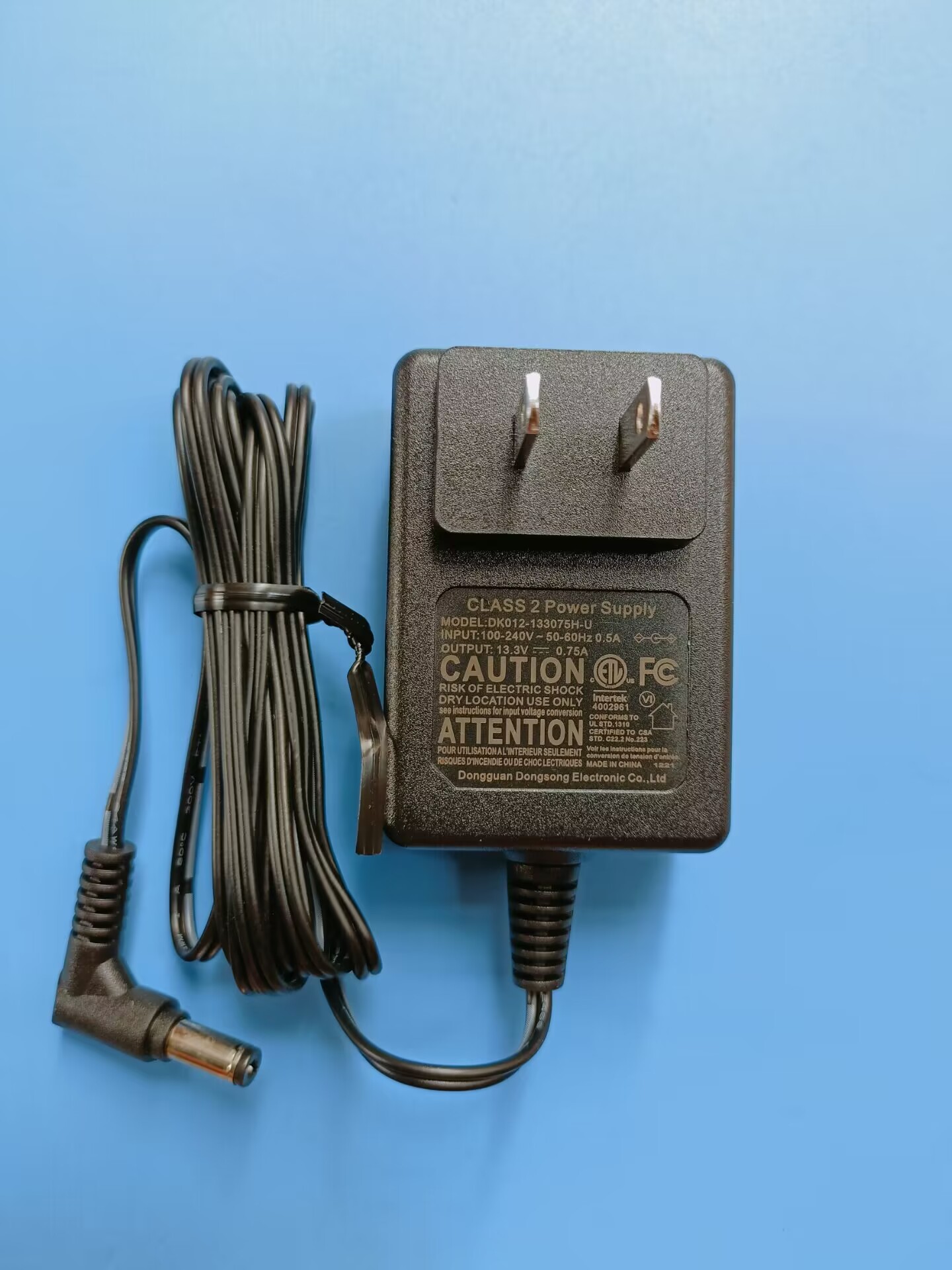 Shark鲨客吸尘器13.3V0.75A电源适配器DK12-133075H-U充电器