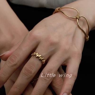 出口日本日常好搭开口戒指女