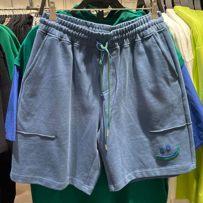 WLJZWFJTUR直筒宽松休闲裤短裤