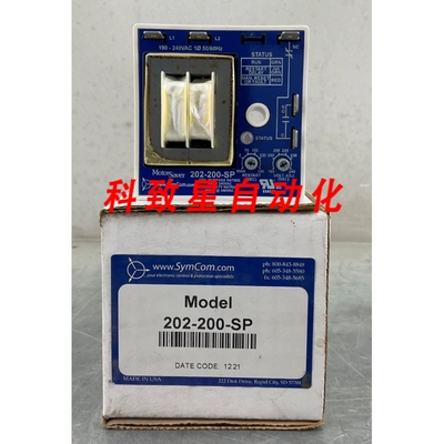 工业配件SYMCOM 202-200-SP电压监测器1PH 190-240V