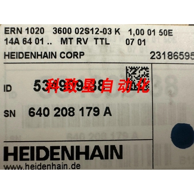 工业配件ERN 1020 3600 线编码器317750-38 ID 534909-38