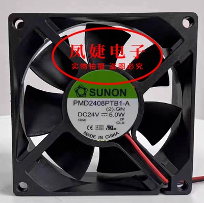 全新SUNON 8025 PMD2408PTB1-A 24V 4.8W 5.0W 变频器散热风扇