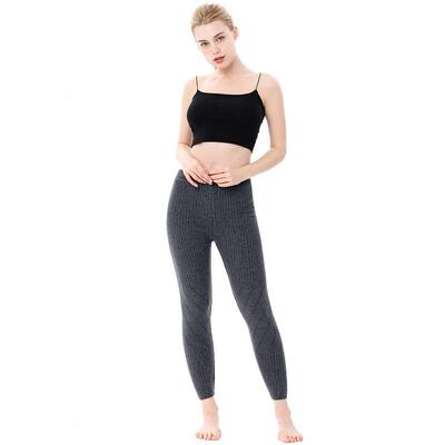 冬季新款男羊毛裤士中WCI双层加厚士羊绒裤老年保暖高腰毛女线裤