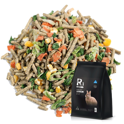 兔粮布卡星全期草本20垂耳侏儒兔