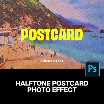 潮流复古怀旧半调颗粒噪点图像老照片明星片滤镜ps样机特效模板