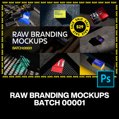 69款质感工业风画册名片信封环保袋VI设计作品贴图ps样机素材合集