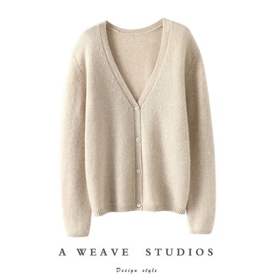 启超官方高端100%纯山羊绒衫