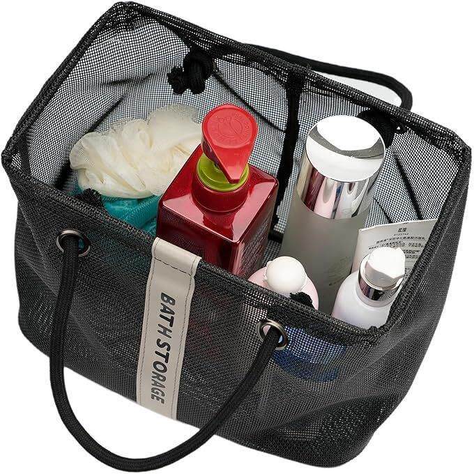 Amazon Portable Mesh Wash Bag Leaky Bath Bag Bath Bag Large