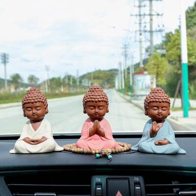 Chinese-style Purple Sand Ceramic Tathagata Monk Bao Ping