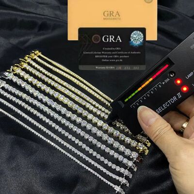 2/3/4/5/6 D VVS1 Moissanite Tennis Bracelet Original s925 St
