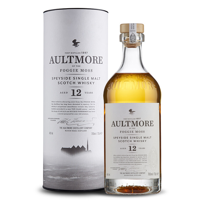 AULTMORE欧摩12年YO单一麦芽苏格兰威士忌英国进口洋酒正品