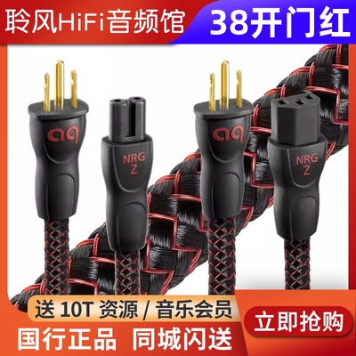 Audioquest/线圣 NRG-Y3 Z3 Y2电源线解码耳放HiFi音响CD机功放线