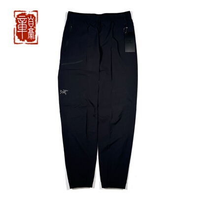 Arcteryx始祖鸟 GAMMA Jogger Men'S 纯色软壳松紧腰束脚运动长裤