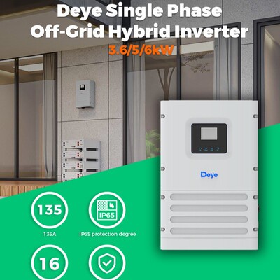 Deye德业纯离网 SUM-6K-OG01LP1-EU-AM2逆变器