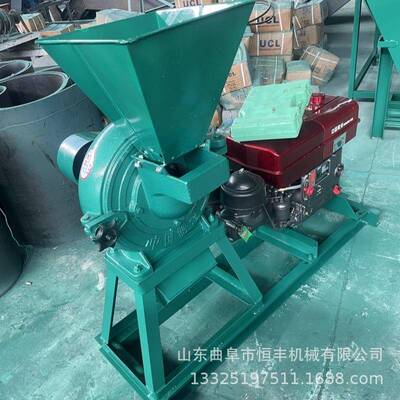 桑叶稻谷大米打粉机300型下口出料干湿辣椒粉碎机电动洋葱粉碎