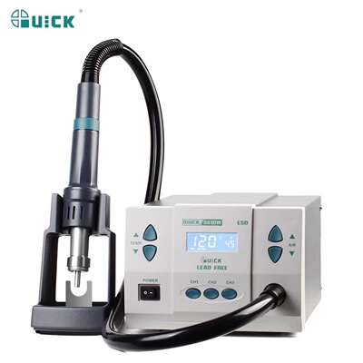 QUICK快克861DW热风枪862DA+/DW+高频数显手机维修烙铁焊接拆焊台
