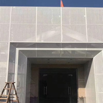 冲孔铝单板外墙雕花镂空木纹门头吊顶穿孔铝板墙面铝板铝合金厂家