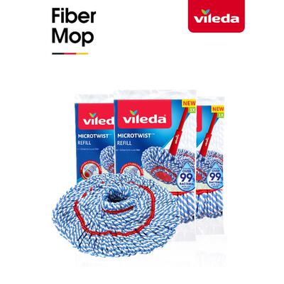 Vileda老式自捻水拖把配件拖把头拖把头更换头旋转自捻水布拖把头