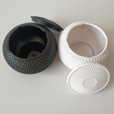 黑白棋罐围棋五子棋棋子收纳盒棋盒棋篓树脂棋罐一对装不含棋子