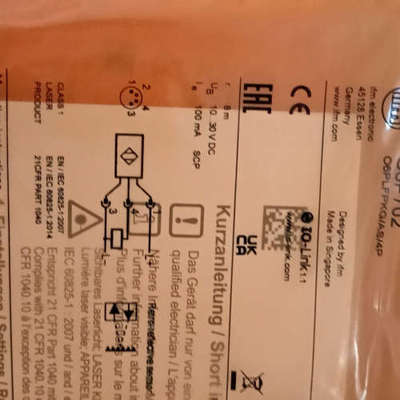 议价IFM易福门O6P702镜面反射光电开关传感器06P