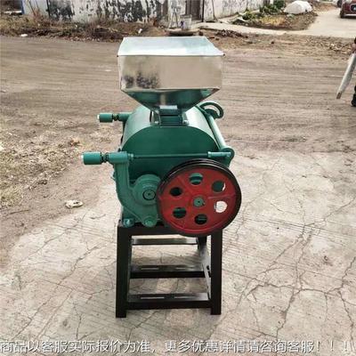 拉丝对辊式豆大压扁 高粱燕机麦电动扁压机 两相粮食谷JFR物挤扁