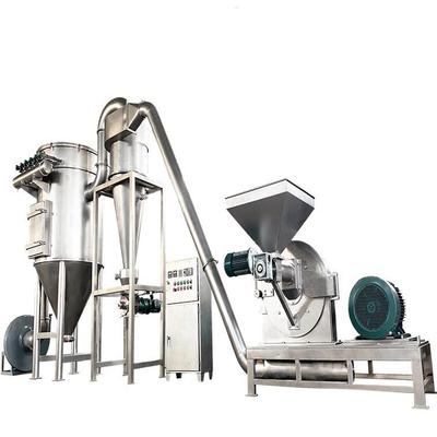 风冷水冷式粉碎机稻壳大麦磨粉机海带海马打粉机高效节能机械