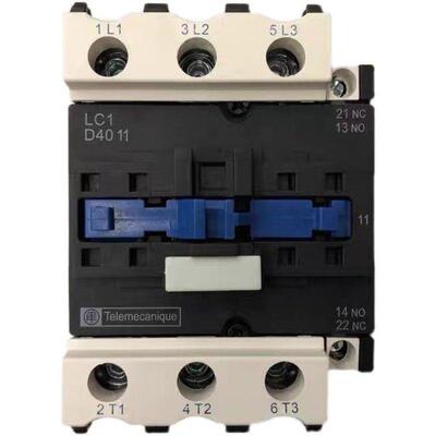 主接触器LC1D40 Telemecanique LC1-D4011 220V 电梯抱闸运行交流
