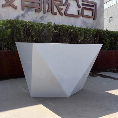 异形HX-40-01组花箱部户外成市品花箱合不锈钢园政铁艺广场售楼花