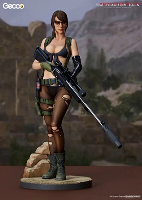 Gecco 1/6 MGS 合金装备 幻痛 QUIET 静静