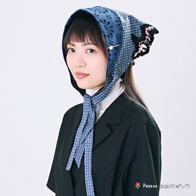 uv防晒可洗 CA4LA SHK01301 ROBE 甜美蕾丝头巾 多功能围巾 披肩