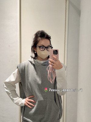ayakoGypsohila百搭帽衫无袖